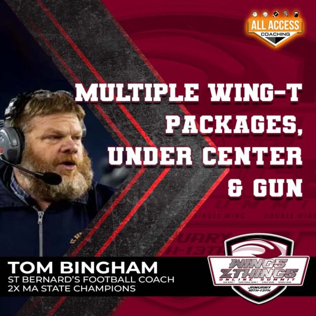 Multiple Wing T Packages, Under center & Gun - Tom Bingham